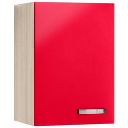 Optifit Hängeschrank Faro, mit Metallgriff, Breite 40 cm, rot