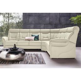 Places of Style Ecksofa Sardinien L-Form, mit Kopfteilverstellung, wahlweise mit Bettfunktion, beige