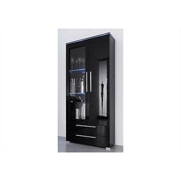 Höltkemeyer Vitrine Line Höhe 170 cm, schwarz