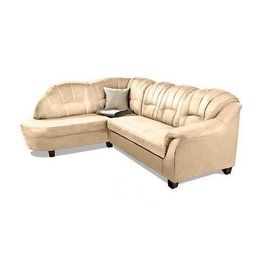 Home Affaire Ecksofa Budapest, wahlweise mit Bettfunktion, mit Recamiere oder Ottomane, beige