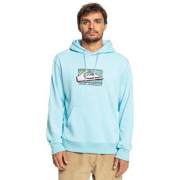 Quiksilver Kapuzensweatshirt »Retro Fade« Sky Blue XXL XXL Material: French-Terry-Mischgewebe aus...