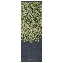 GAIAM - 6 mm Premium Printed Yoga Mat - Yogamatte Gr 61 cm x 173 cm x 0,6 cm oliv