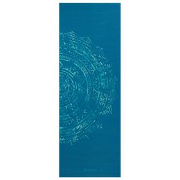 GAIAM - 4 mm Classic Printed Yoga Mat - Yogamatte Gr 61 cm x 173 cm x 0,4 cm blau