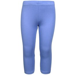 tausendkind essentials - Capri-Leggings LYNFORD mit Glitzer-Schmetterling in blau, Gr.92/98