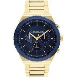 Multifunktionsuhr Calvin Klein "SPORT, 25200302" Armbanduhren goldfarben Herren Quarzuhren