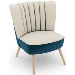 Max Winzer® Sessel build-a-chair Aspen, im Retrolook, zum Selbstgestalten, grün