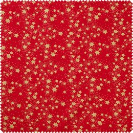 OTTO Stoff Sterne, 145 cm breit, Meterware, rot