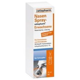 NASENSPRAY-ratiopharm Erwachsene kons.frei 15 ml