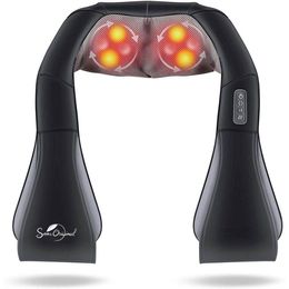 SENS ORIGINAL Shiatsu-Massagegerät Beheiztes Nacken Schulter Hals Massagegerät tiefes Muskelkneten, 1-tlg.