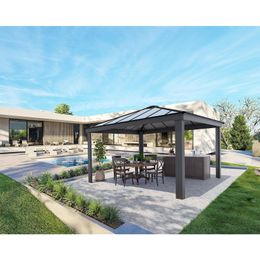Palram Canopia Dallas 4,3x4,3m Gartenpavillon, anthrazit
