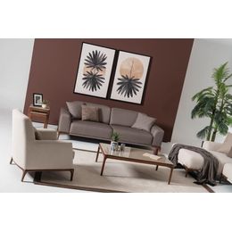 JVmoebel Wohnzimmer-Set, Luxus Design Sofagarnitur Set Couch Couchtisch Beistelltisch 5tlg.