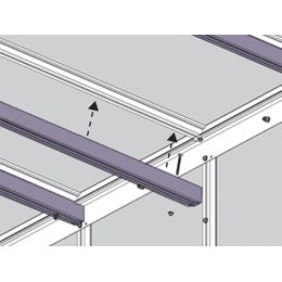 Pavillon-Nachrüstsatz Athene 10200, schwarz