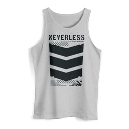 Neverless Tanktop Herren Tank-Top Techwear Trend Motive Japanese Streetstyle Military Fa mit Print