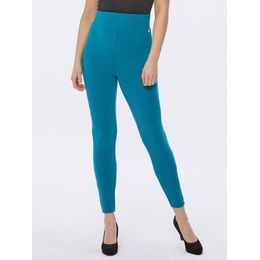 MONACO blue WEEKEND Leggings Stoffhose figurbetont mit Steinverzierung