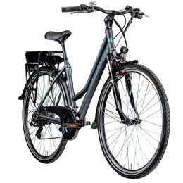 Zündapp Zündapp Green 7.7 E Bike Damen Trekkingrad 28 Zoll Pedelec 155 - 185 cm Trekkingrad mit 21 Gang E Fa