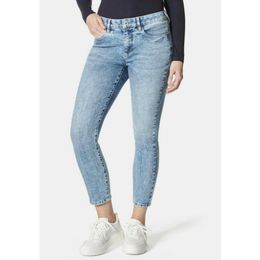 STOOKER WOMEN Slim-fit-Jeans Florenz Damen Stretch Jeans -Slim Fit- Bleached Blue