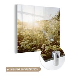 MuchoWow Acrylglasbild Blumen
