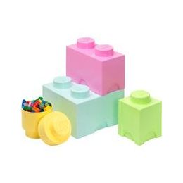 LEGO Speicherbaustein Multi Pack 4er, Aufbewahrungsbox hellgrün, Gr. L Typ: Kiste Geeignet für: Spielzeug Material: Polypropen (recycelbar)