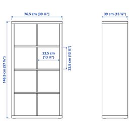 IKEA KALLAX Regal mit T&uuml;ren