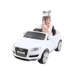Actionbikes Motors Kinder-Elektroauto Audi Q7 4L Lizenziert (Weiß)