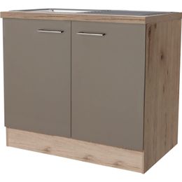 Flex-Well Spülenunterschrank Riva 100 cm