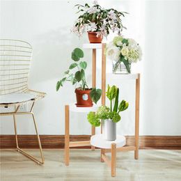 Pflanzenständer Blumenständer mit 4 Ablagen Pflanzenregal Deko Regal Indoor