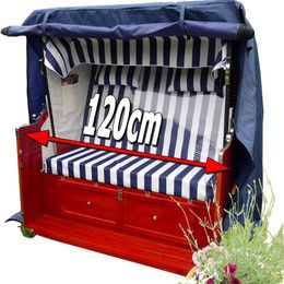 Gardeni - Abdeckung für Strandkorb xl - 120cm (universal) blau