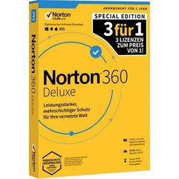 Norton Life Lock Norton™ 360 Deluxe Special Edition Jahreslizenz, 3 Lizenzen Windows, Mac, Android, iOS Sicherheits-Software