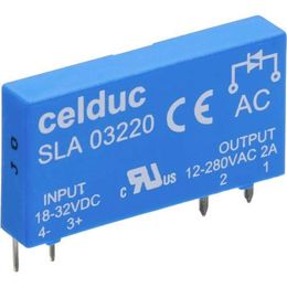 Celduc Halbleiterrelais SLD01205 4 A Schaltspannung (max.): 32 V/AC, 32 V/DC 1 St.