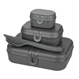 Koziol Lunchbox-Set inkl. Besteck PASCAL