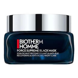 Biotherm - Homme Force - Supreme Black Mask – Nachtcreme - -Biotherm Men Black Mask 50ml