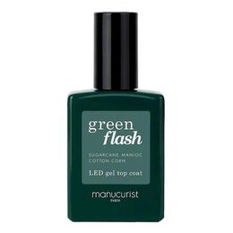manucurist - Nagellack Green Flash – Semi-permanenter Nagellack Top Coat - green Flash - Top Coat 15 Ml
