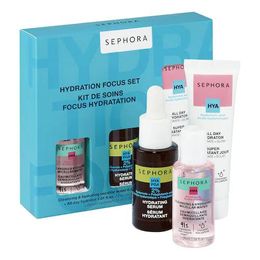Sephora Collection - Pflegeset Focus Hydration - Mizellenwasser + Serum + Tagescreme - kit Hydrating Surge 23 25ml