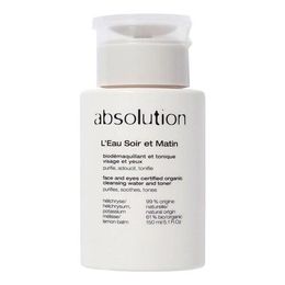 absolution - L'eau Soir Et Matin - Bio-demake-up Remover And Tonic For Face And Eyes - L'eau Soir Et Matin 150Ml