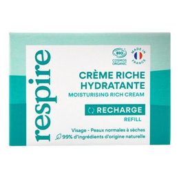 Respire - Moisturising Rich Cream - Reichhaltige Gesichtscreme Nachfüllpackung - crème Riche Hydratante Recharge 50ml