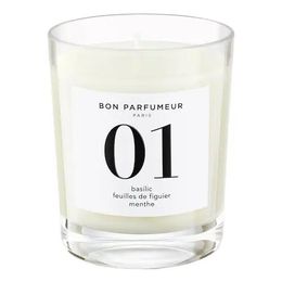 Bon Parfumeur - Candle 01 - Basil, Fig, Leaf Mint – Kerze - 001 Candle N01 (180g)