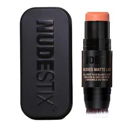 Nudestix - Nudies All Over Face Matte Lux - Rouge-stick - nudies Matte Lux Blush - Pretty Peachy