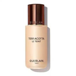 Guerlain - Terracotta Le Teint - Glow Natural Flüssige Foundation 24 Stunden Halt - terracotta Fdt Fluide Matte Teint - 0,5w