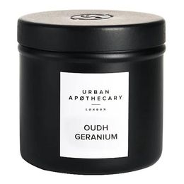 Urban Apothecary - Luxury Iron Travel Candle - luxury Iron Travel Candle-oudh Geranium