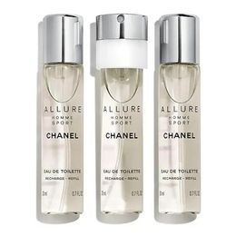 Chanel - Allure Homme Sport - Eau De Toilette Machfüllbares Twist And Spray - Recharge 3 X 20 Ml