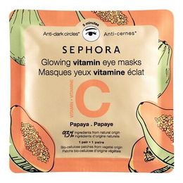 Sephora Collection - Vitamin-augenmasken - Bio-zellulose-augenmasken - -masq Yx Vitamin-22 Papaye X Vit C