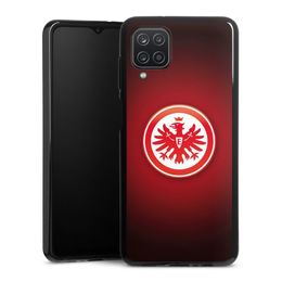 DeinDesign Galaxy A12 Handy Silikon H&uuml;lle Case schwarz Handyh&uuml;lle Coat Of Arms Eintracht Frankfurt Official Licensed Product
