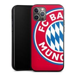 DeinDesign iPhone 12 Pro Handy Silikon H&uuml;lle Case schwarz Handyh&uuml;lle Fc Bayern M&uuml;nchen Fcb Official Licensed Product
