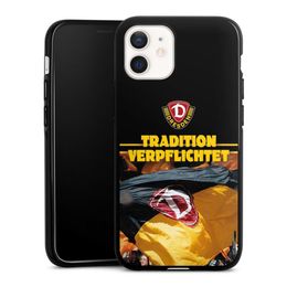 DeinDesign iPhone 12 mini Handy Silikon H&uuml;lle Case schwarz Handyh&uuml;lle Sgd Sg Dynamo Dresden Merchandise