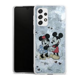 DeinDesign Galaxy A33 5G Handy Silikon H&uuml;lle Case transparent Handyh&uuml;lle Vintage Disney Silikon Case