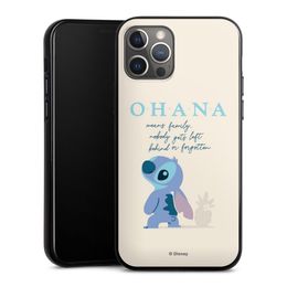DeinDesign iPhone 12 Pro Handy Silikon H&uuml;lle Case schwarz Handyh&uuml;lle Disney Lilo & Stitch Official Licensed Product