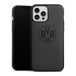 DeinDesign iPhone 13 Pro Max Handy Silikon H&uuml;lle Case schwarz Handyh&uuml;lle Bvb Borussia Dortmund Logo