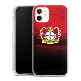DeinDesign iPhone 12 Handy Silikon H&uuml;lle Case transparent Handyh&uuml;lle Bayer 04 Leverkusen Official Licensed Product Stadium Silikon Case