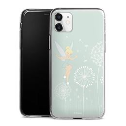 DeinDesign iPhone 11 Handy Slim Case Silikon Handyh&uuml;lle transparent H&uuml;lle extra d&uuml;nn Disney Tinkerbells Dandelion Silikon Slim Case