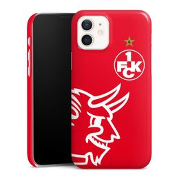 DeinDesign iPhone 12 Handy Premium Case Smartphone Handyh&uuml;lle Schutzh&uuml;lle gl&auml;nzend Devil Star 1. Fc Kaiserslautern Premium Case
